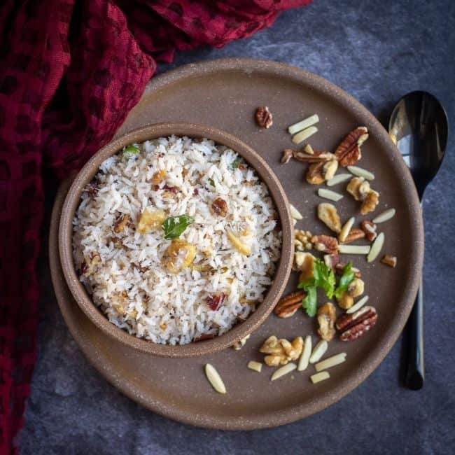 Thengai Sadam | South Indian Coconut Rice Recipe