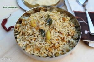 Mango Rice | Raw Mango Rice | Mavinakayi Chitranna