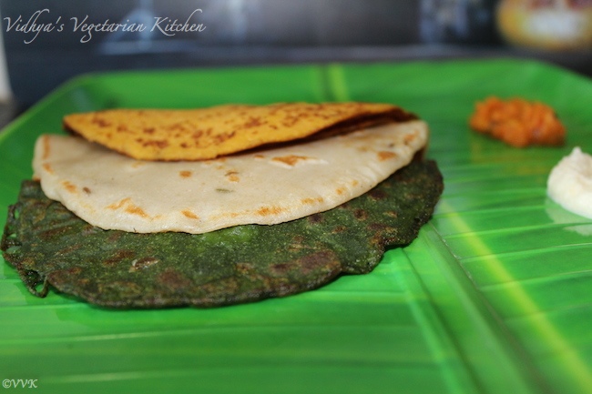 Tri-color Wheat Dosa