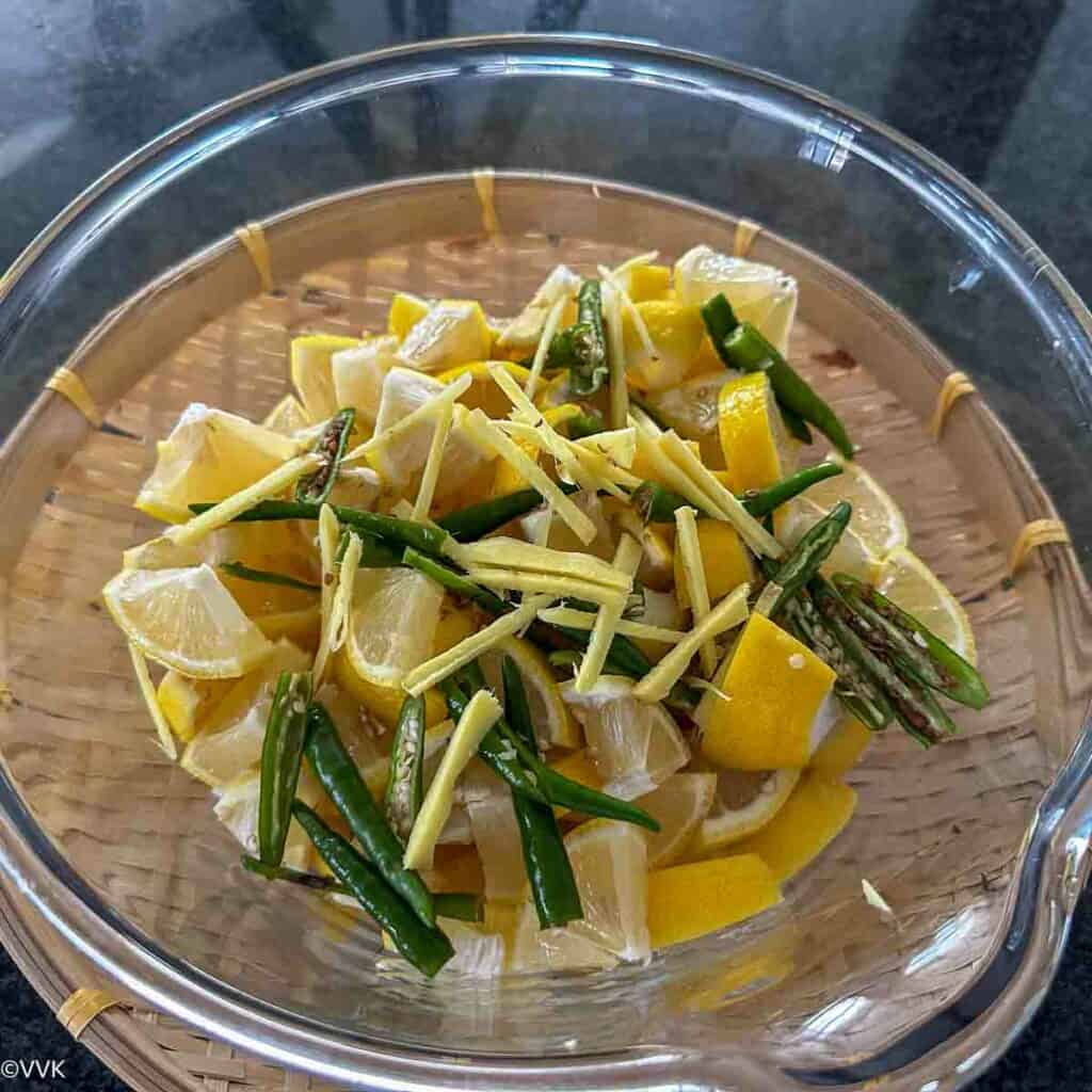 Lemon Ginger Pickle: No-Oil Recipe for Everyone