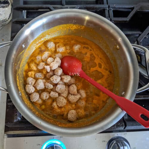 Vegetarian Salna | Soya Chunks Salna | Zero Oil Recipe