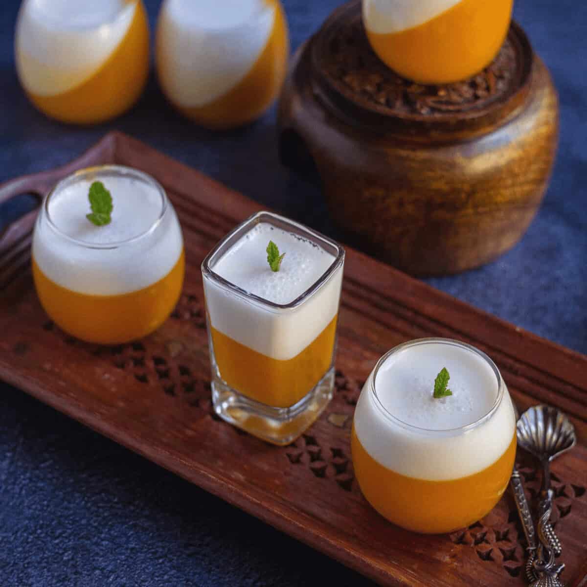 Italian Vanilla Flavored Panna Cotta With Agar Agar - Vidhya’s ...