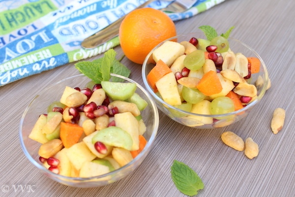 Fruit and Vegetable Chaat - Vidhya’s Vegetarian Kitchen