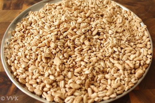 Sukha Bhel with Barley Puffs | Zero Oil Recipe - VVK