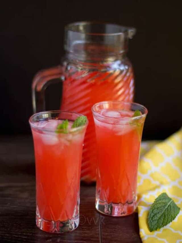 Lemon Curd Sharbat - Vidhya’s Vegetarian Kitchen