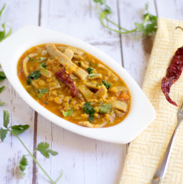 Instant Pot Rajasthani Dal Dhokli - Vidhya’s Vegetarian Kitchen