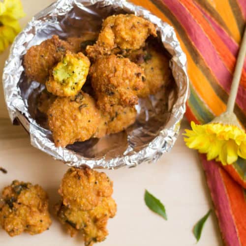 Thavala Vadai | Mixed Lentil Fritters - Vidhya’s Vegetarian Kitchen