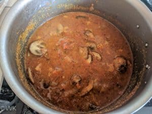 Xacuti | Goan Mushroom Xacuti | Vegetarian Shakuti