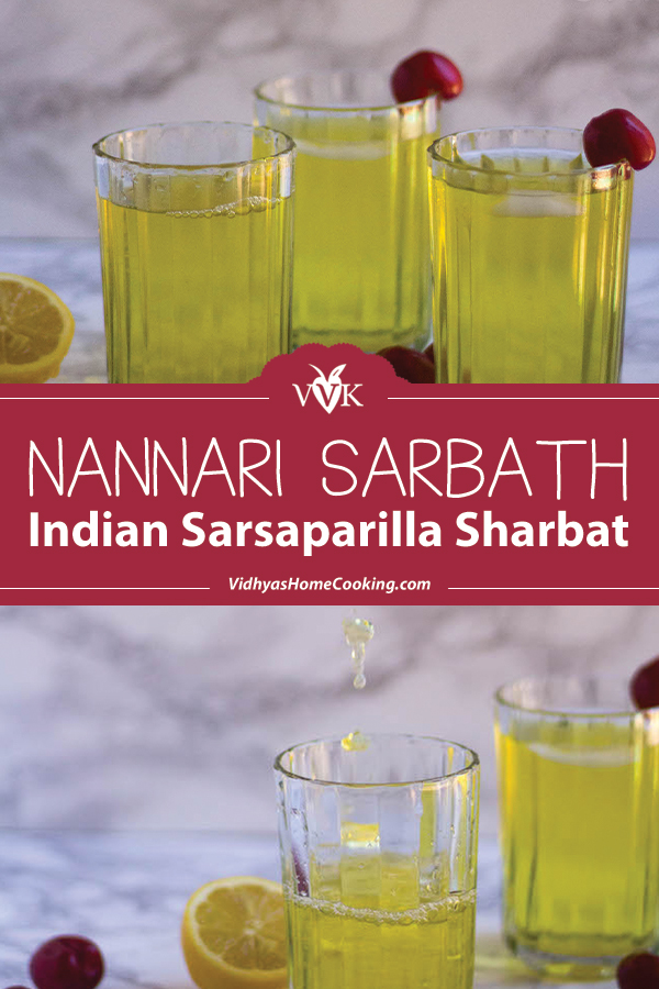 Nannari Sarbath | Indian Sarsaparilla Sharbat
