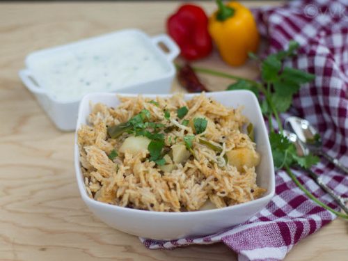 Potato-Capsicum Rice