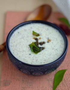 Instant Raw Buttermilk Sambar | Patchai Mor Kuzhambu