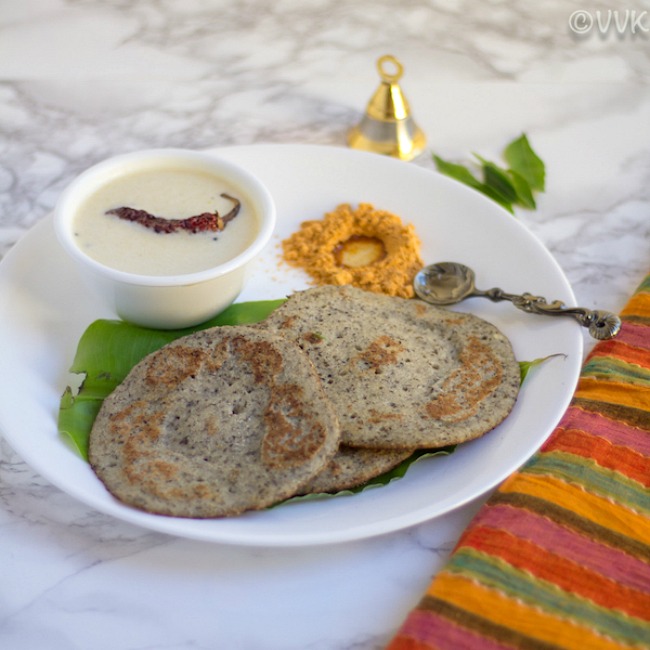 Kal Dosai | Soft Kal Dosa Recipe - Vidhya’s Vegetarian Kitchen