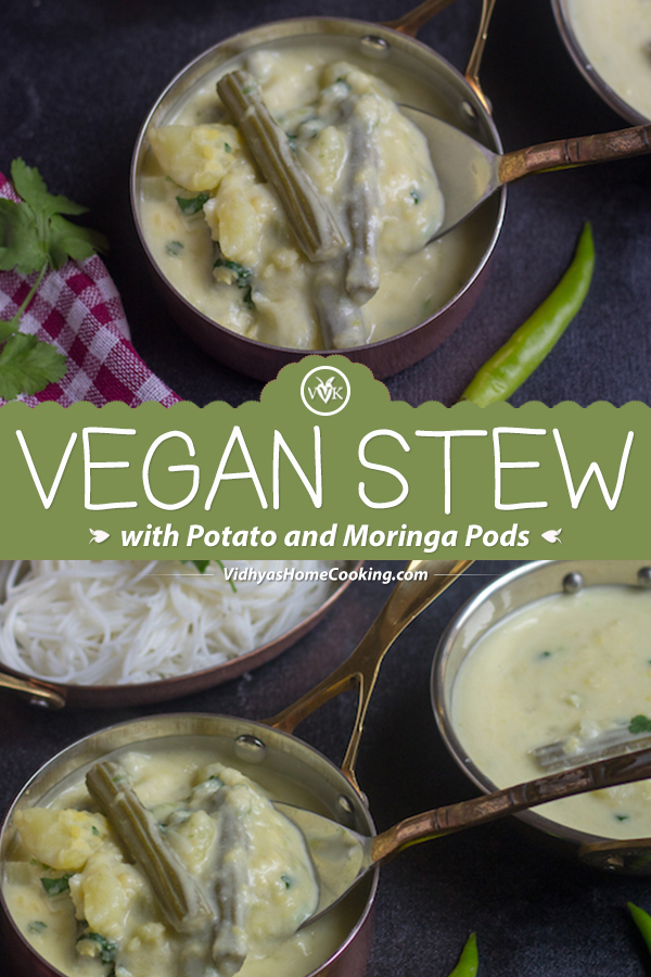 Sodhi Kuzhambu | Vegan Stew with Potatoes and Moringa Pods