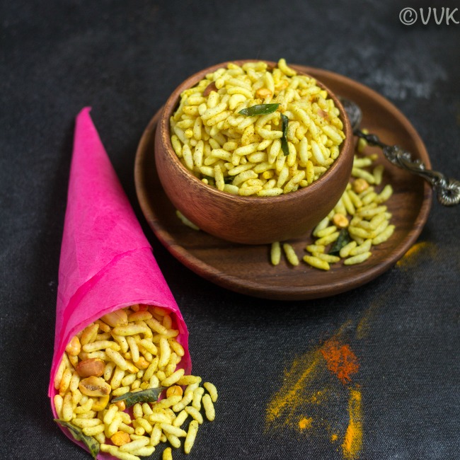 Masala Pori | Spicy Puffed Rice - Vidhya’s Vegetarian Kitchen