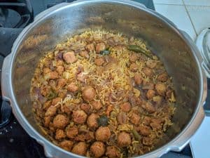 Bhatkal Biryani | Vegetarian Bhatkali Biryani - Vidhya’s Vegetarian Kitchen