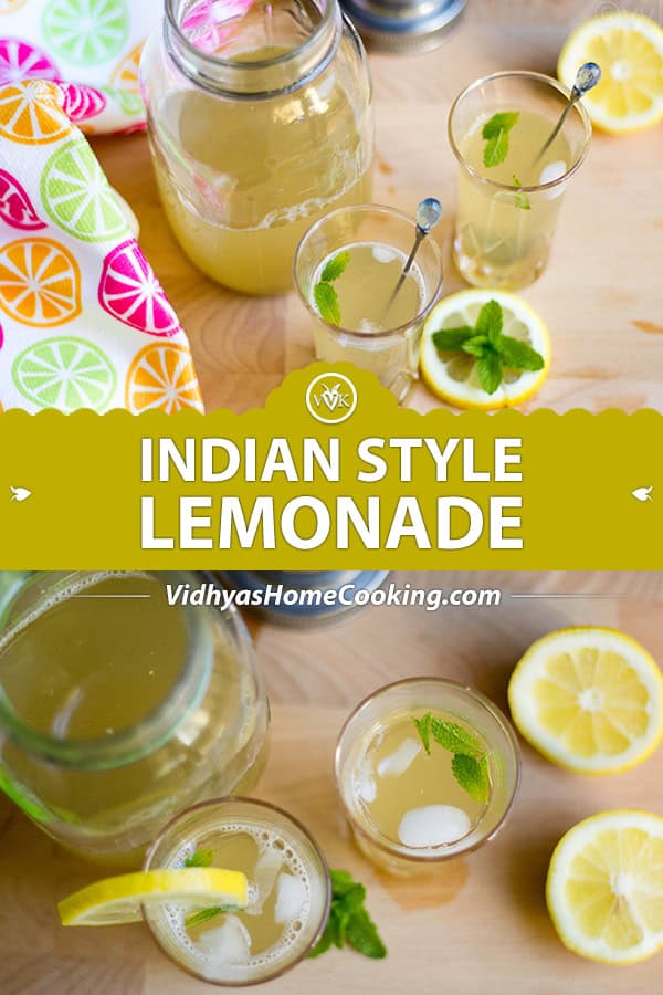 Shikanji | Indian Style Lemonade