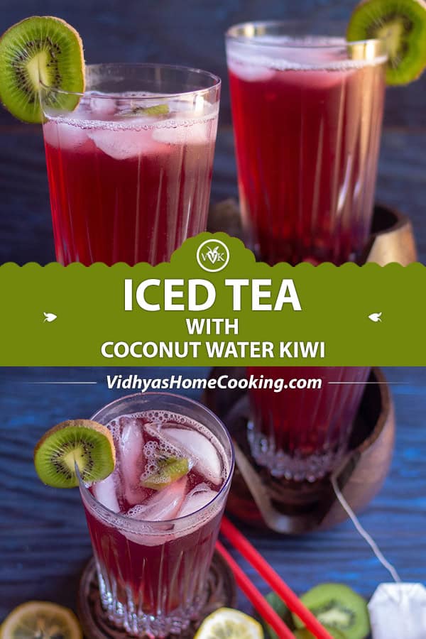 Iced Fusion Tea | A Mix of Fruit Tea and Tender Coconut Water