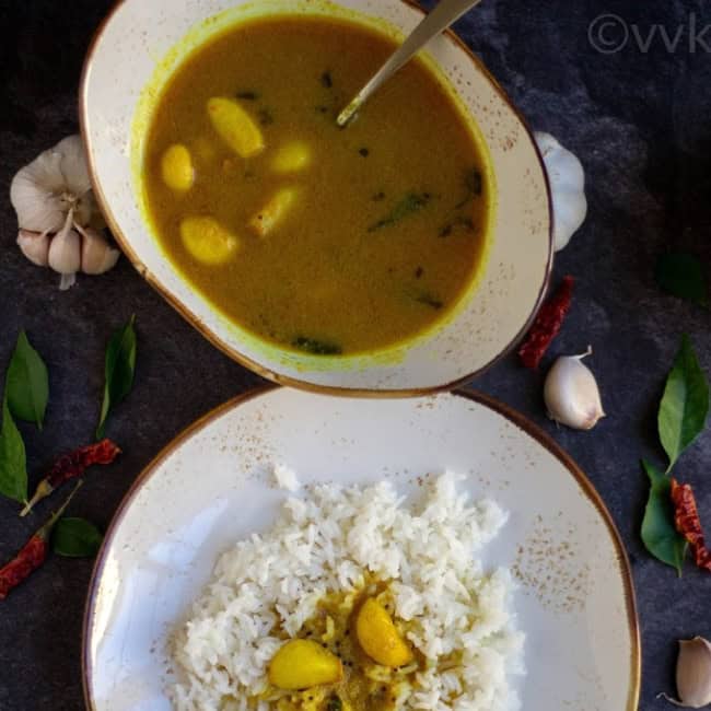 Garlic Milk | Poondu Paal - Vidhya’s Vegetarian Kitchen