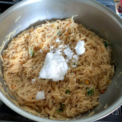 Easy Semiya Upma | Vermicelli Upma Recipe with Coconut
