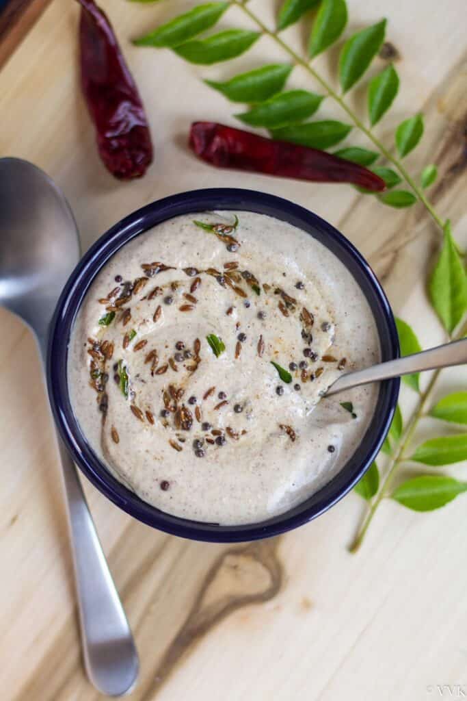 Peanut Chutney | Groundnut Chutney
