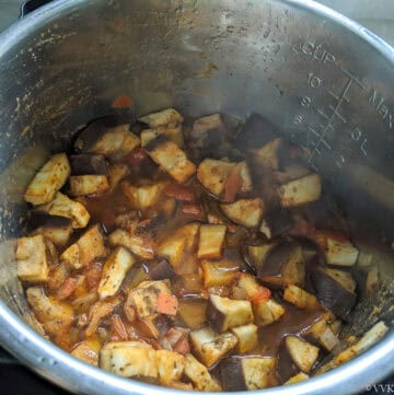 Mediterranean Eggplant Ragout | Instant Pot Eggplant Stew
