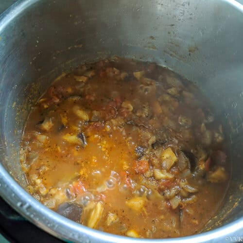 Mediterranean Eggplant Ragout | Instant Pot Eggplant Stew