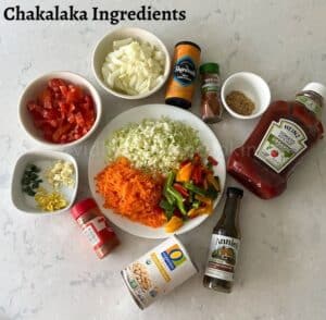 Chakalaka (South African Vegetable Relish) - Vidhya’s Home Cooking