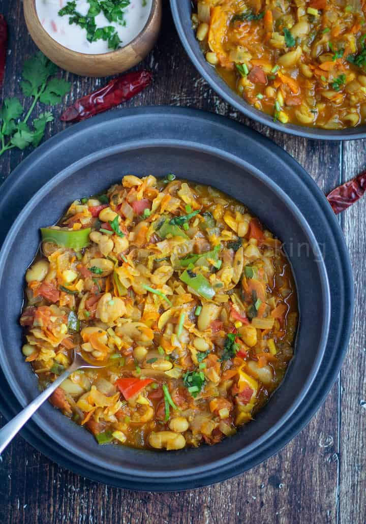 Chakalaka (South African Vegetable Relish) - Vidhya’s Home Cooking