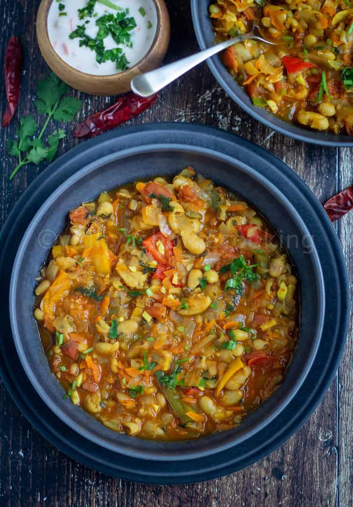 Chakalaka (South African Vegetable Relish) - Vidhya’s Home Cooking