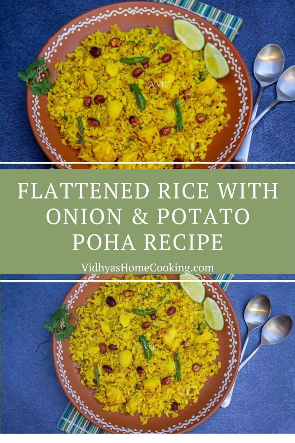 Easy Poha Recipe - Vidhya’s Vegetarian Kitchen