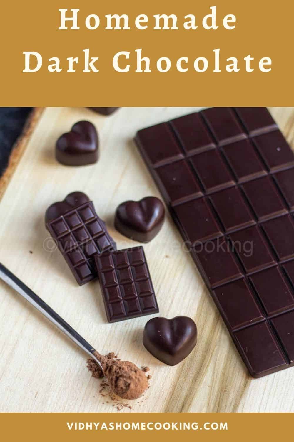 Healthy Dark Chocolate | Vidhya’s Vegetarian Kitchen