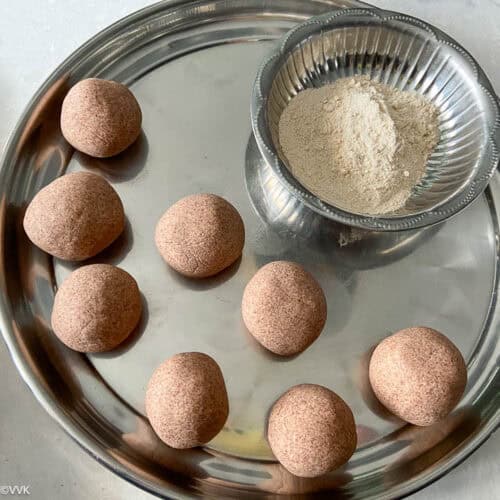 Ragi Wheat Roti | Ragi Roti - Vidhya’s Vegetarian Kitchen