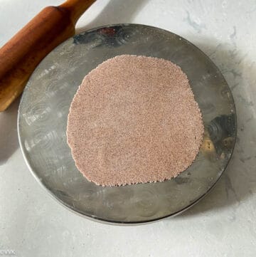 Ragi Wheat Roti | Ragi Roti - Vidhya’s Vegetarian Kitchen