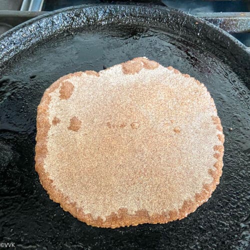 Ragi Wheat Roti | Ragi Roti - Vidhya’s Vegetarian Kitchen