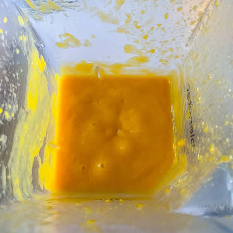 Homemade Mango Nectar | Fresh Mango Juice - Vidhya’s Vegetarian Kitchen