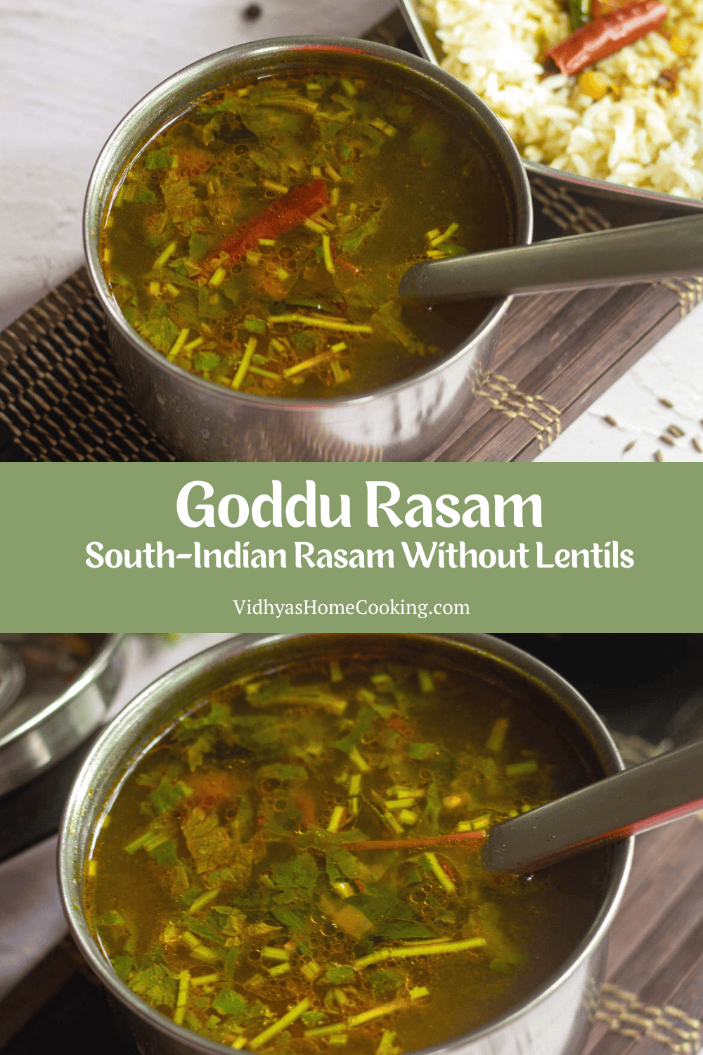 Goddu Rasam | Easy Rasam Recipe Without Toor Dal - Vidhya’s Vegetarian ...