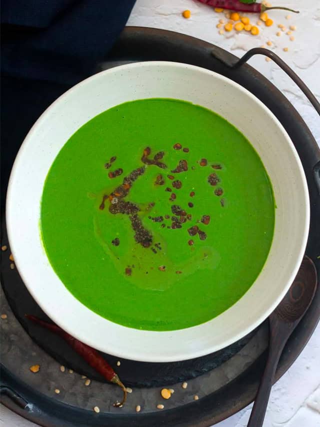 Spinach Raita - Vidhya’s Vegetarian Kitchen