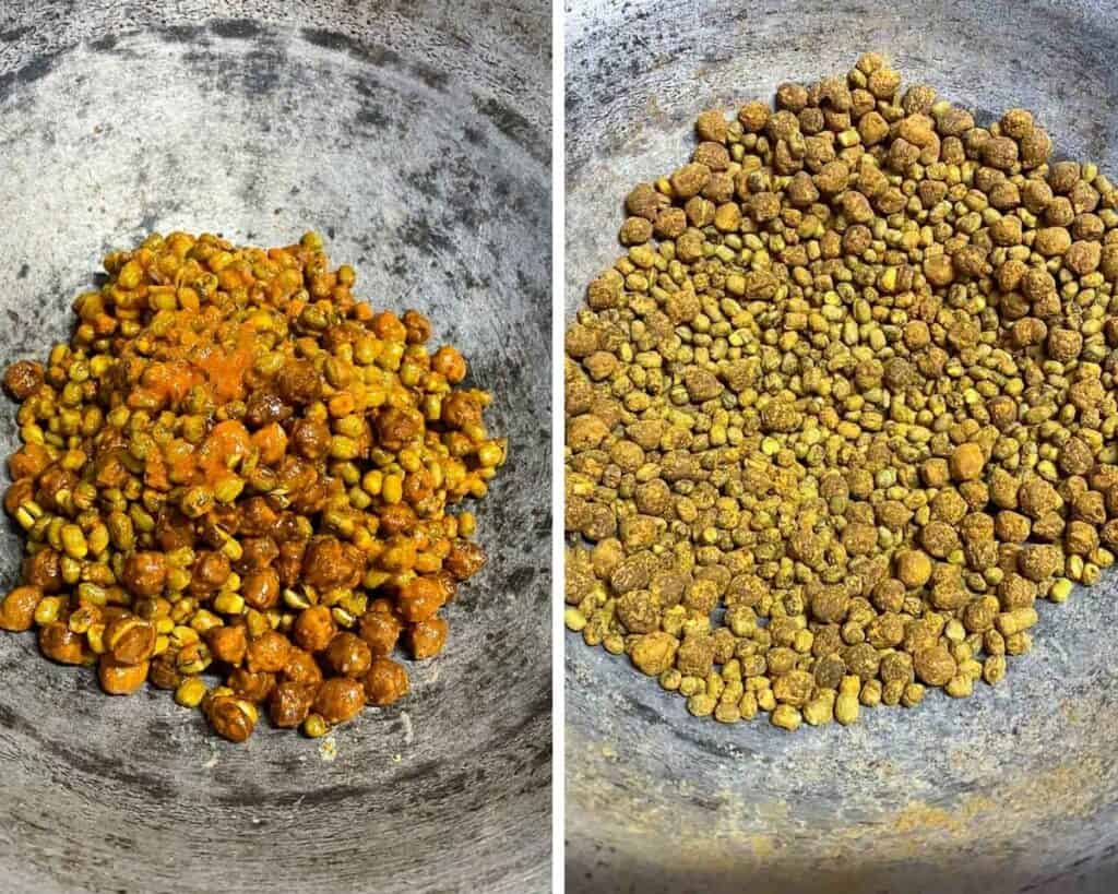 Hurigalu | Karnataka Style Savory Trail Mix | No Oil Snack - Vidhya’s ...