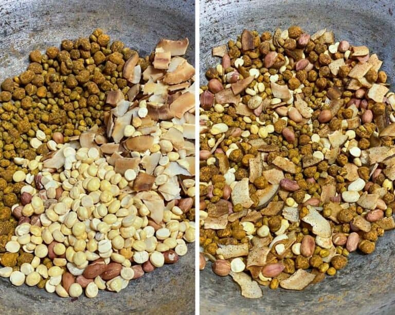 Hurigalu | Karnataka Style Savory Trail Mix | No Oil Snack - Vidhya’s ...