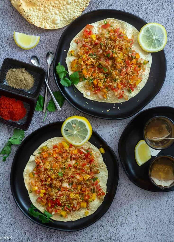 Masala Papad - Vidhya’s Vegetarian Kitchen