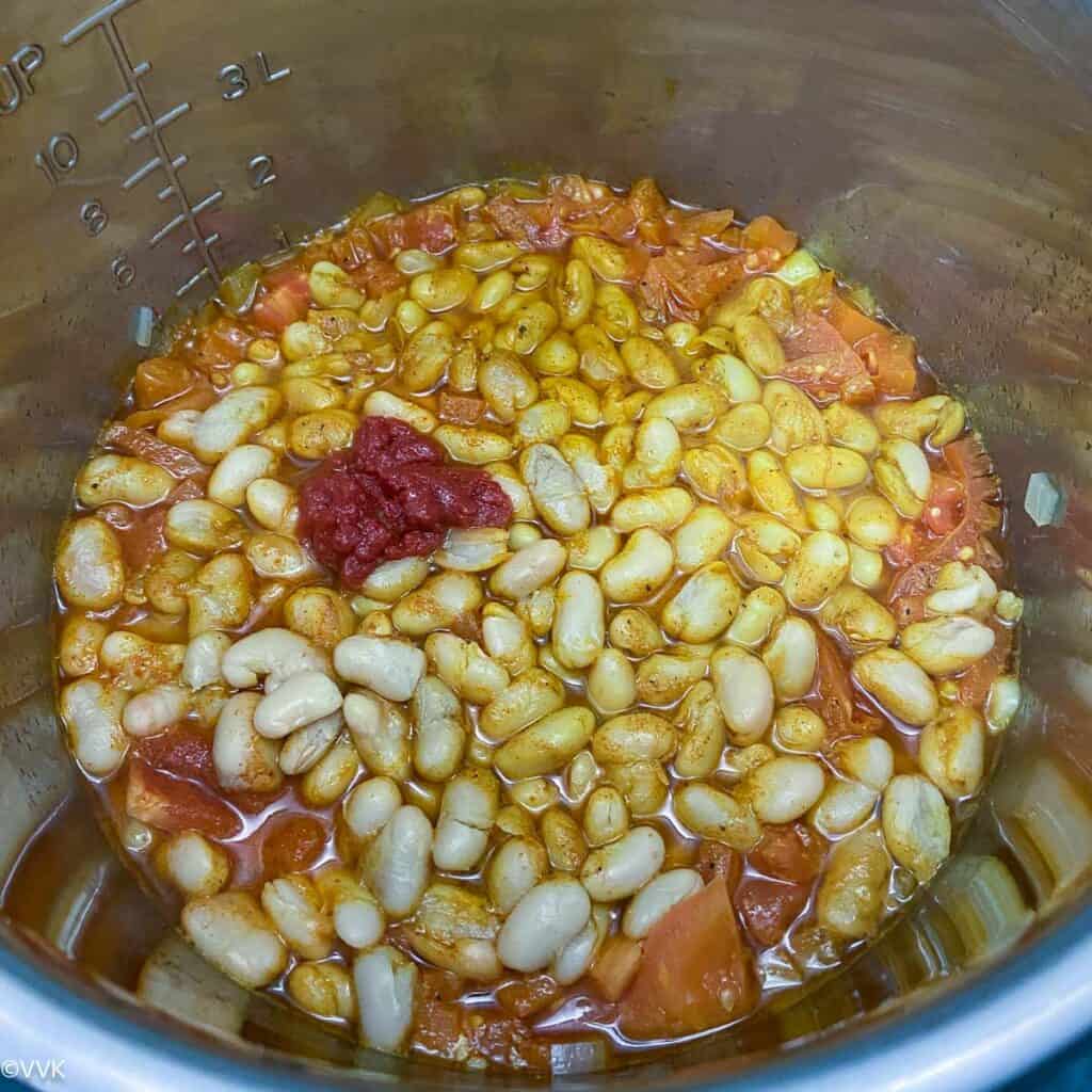 Moroccan White Beans Stew | Instant Pot Loubia - Vidhya’s Vegetarian ...