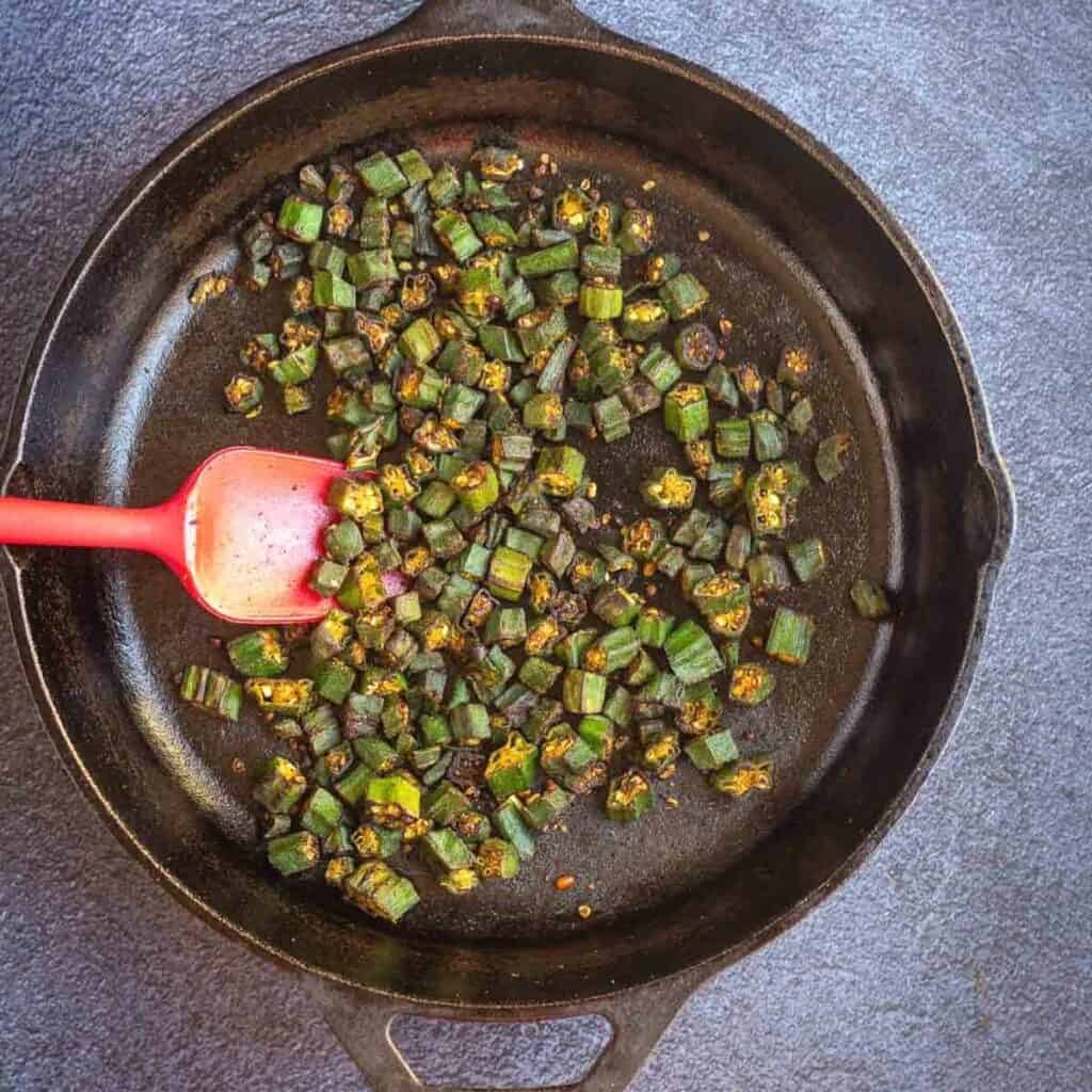 Bendekai Gojju | Tamarind-Based Okra Gravy