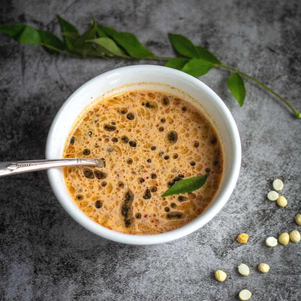 Pottukadalai Chutney | Roasted Gram Chutney without Coconut