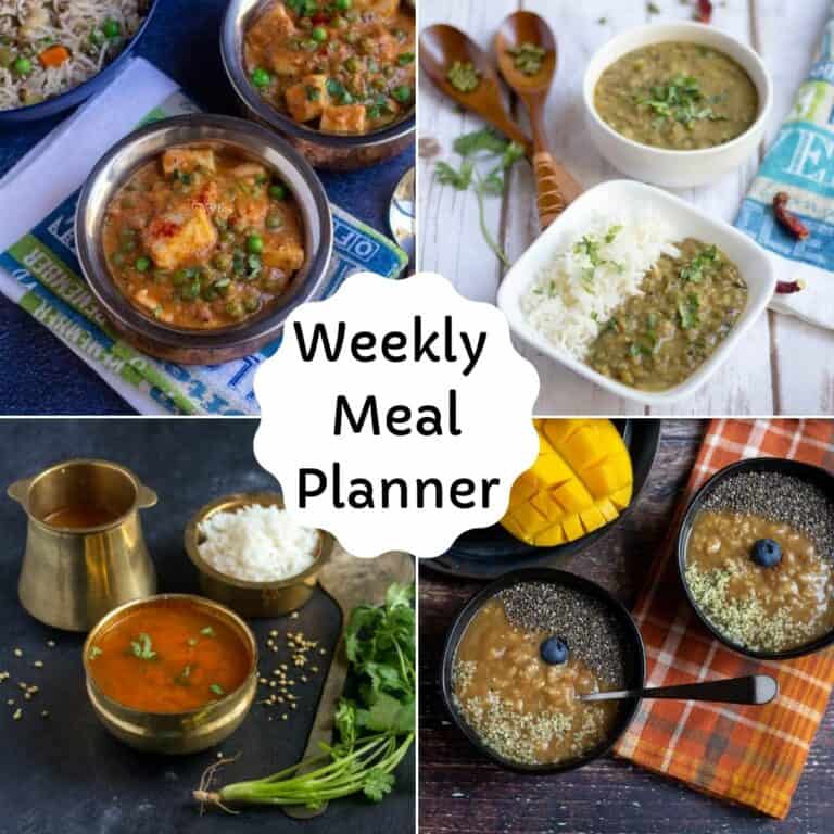 5-Day Vegetarian Meal Planner