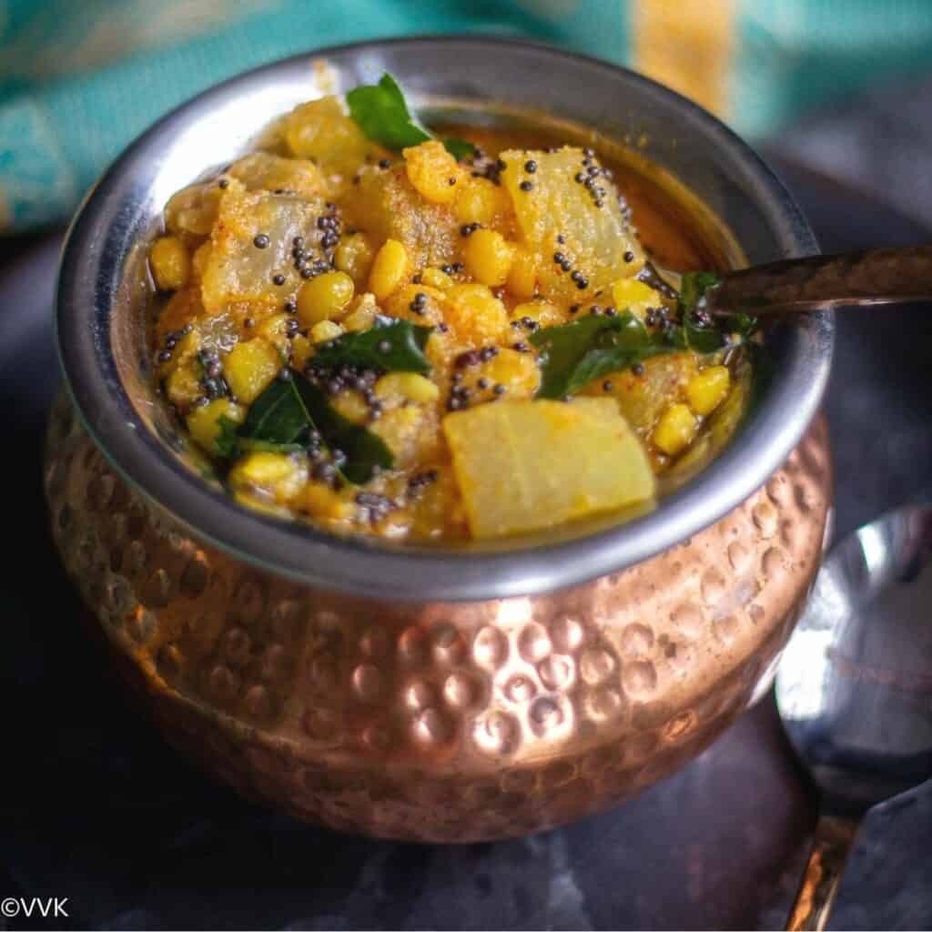 Vellai Poosanikai Kootu | White Pumpkin Kootu