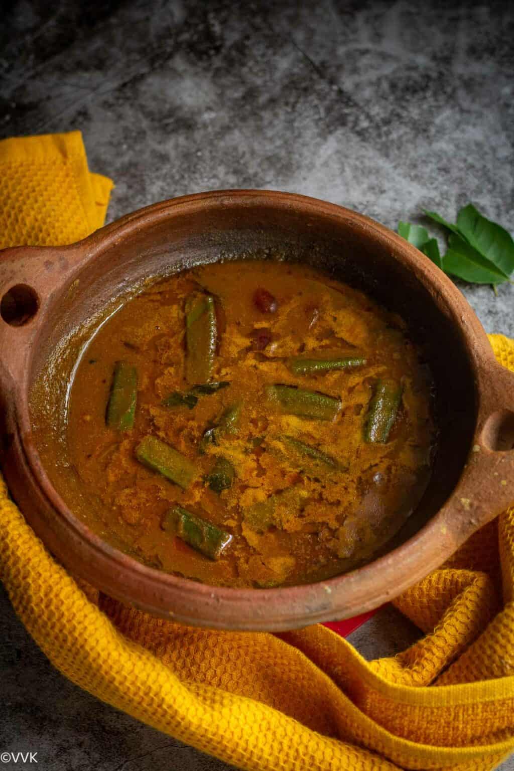 Bendekai Gojju | Tamarind-Based Okra Gravy