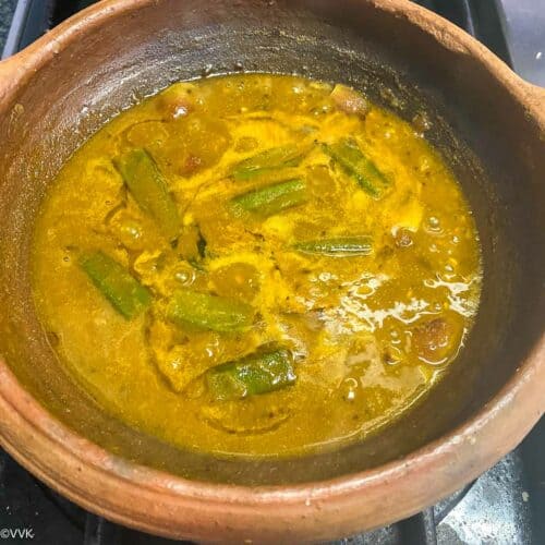 Bendekai Gojju | Tamarind-Based Okra Gravy