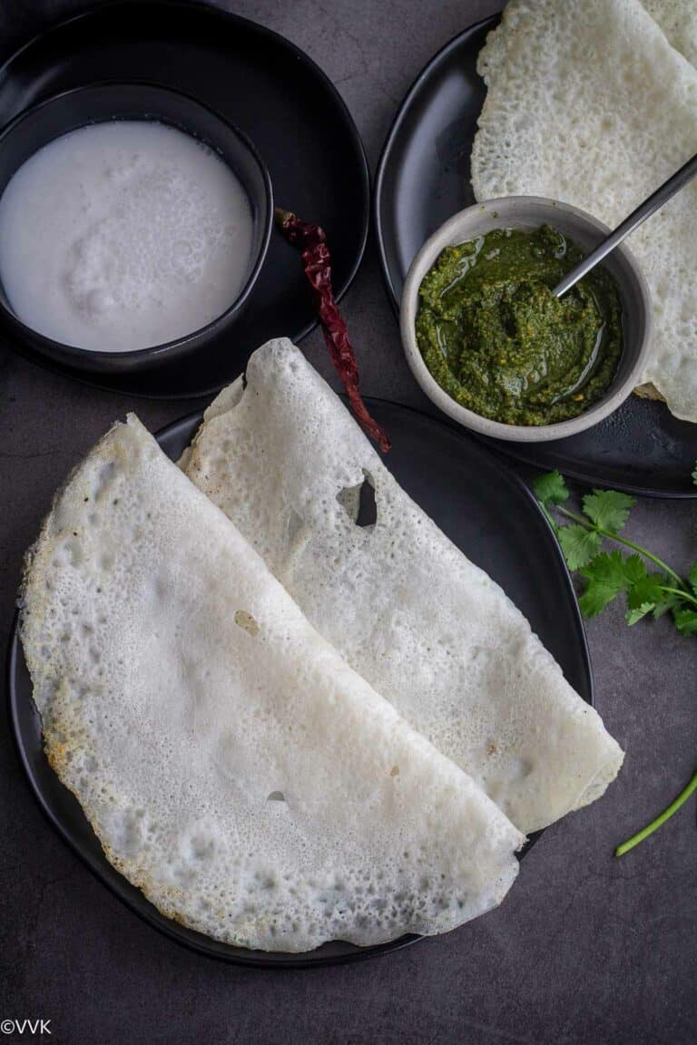 Ghavan | Marathi Ghavane | No Ferment Rice Dosa