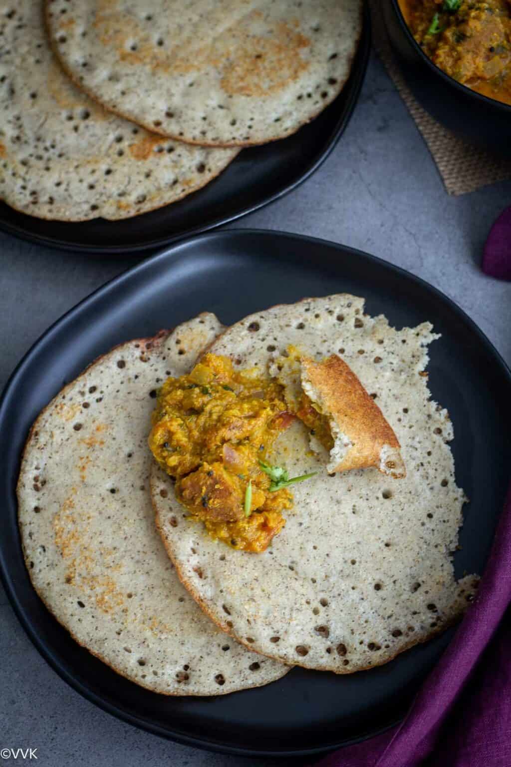 Kal Dosai | Soft Kal Dosa Recipe - Vidhya’s Vegetarian Kitchen