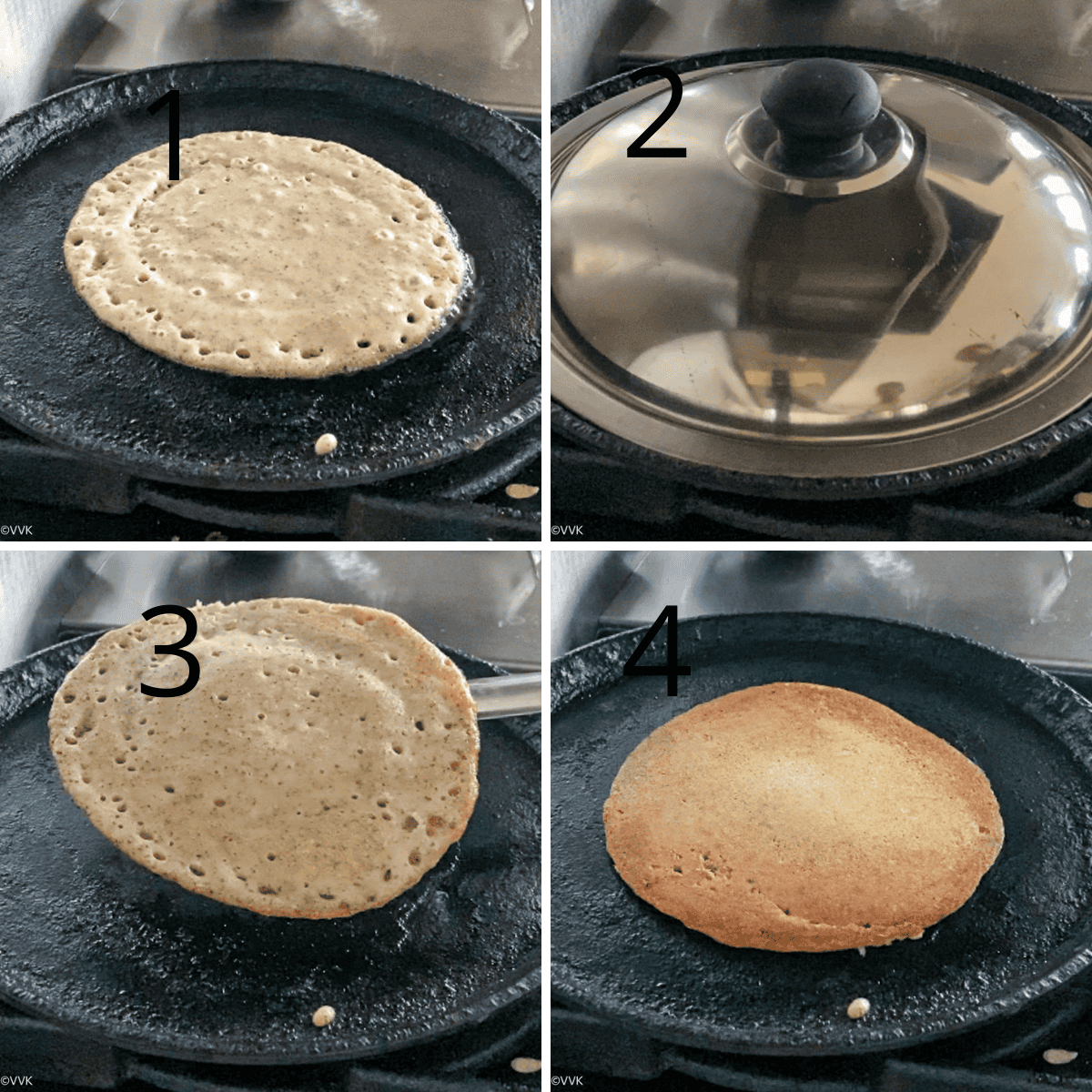 Kal Dosai | Soft Kal Dosa Recipe - Vidhya’s Vegetarian Kitchen